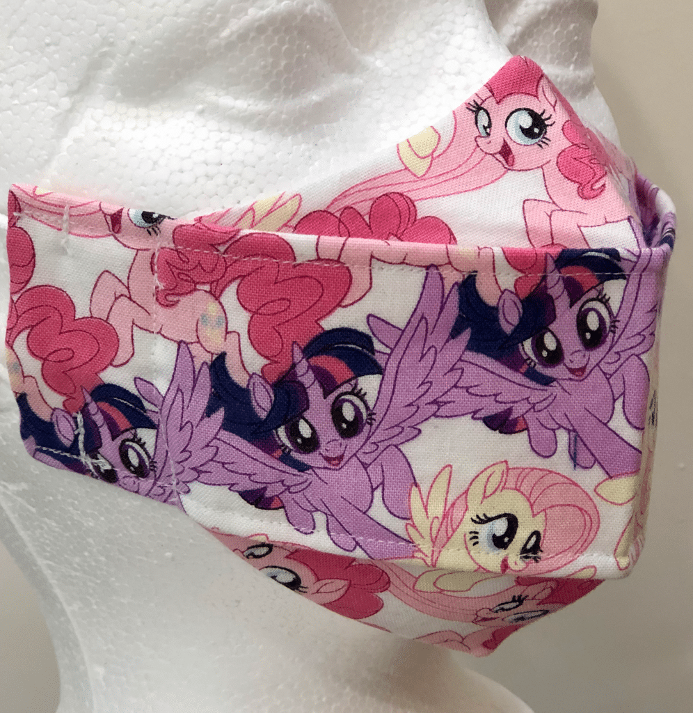 MLP:FIM Rows on White Mask - Made By Mamma Creations
