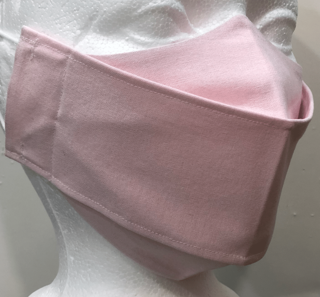 Pale Pink Solid Mask - Made By Mamma Creations