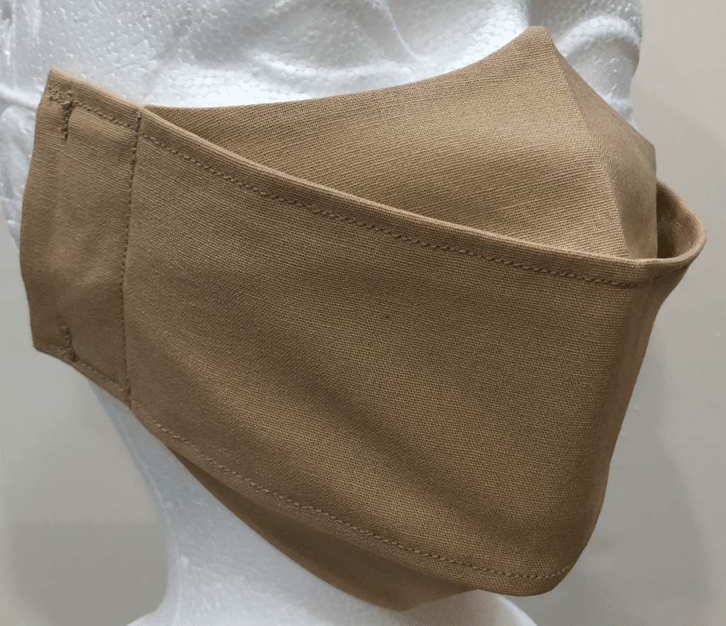 Camel Brown Solid Mask - Made By Mamma Creations